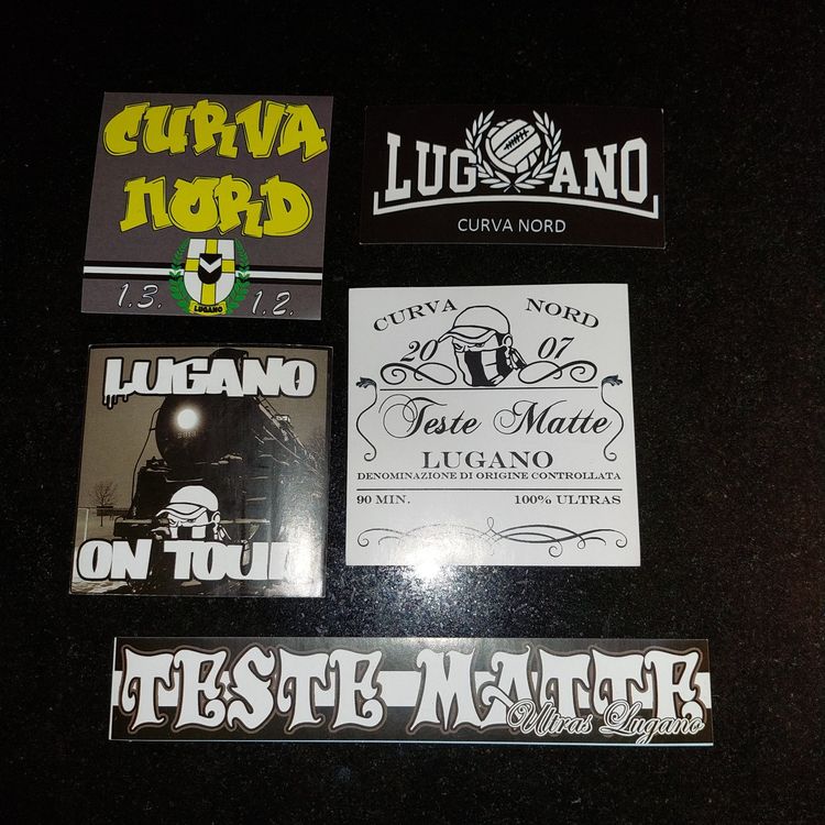 FAN STICKER 5 STK. - FC LUGANO! | Kaufen auf Ricardo