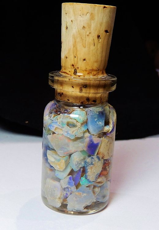 Ein Fläschchen super Opalsplitter von Lightning Ridge 63 ct (Neu ...