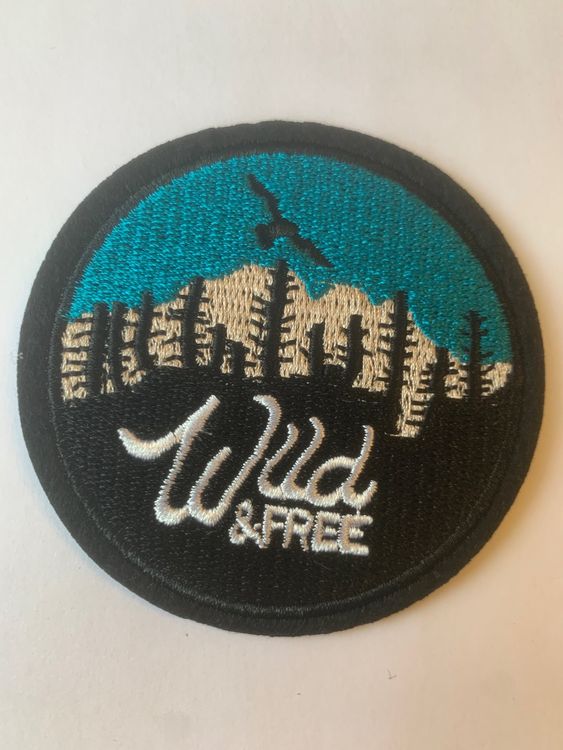 Wild & Free Badge / Aufnäher (Neu und originalverpackt) in für CHF 2 ...