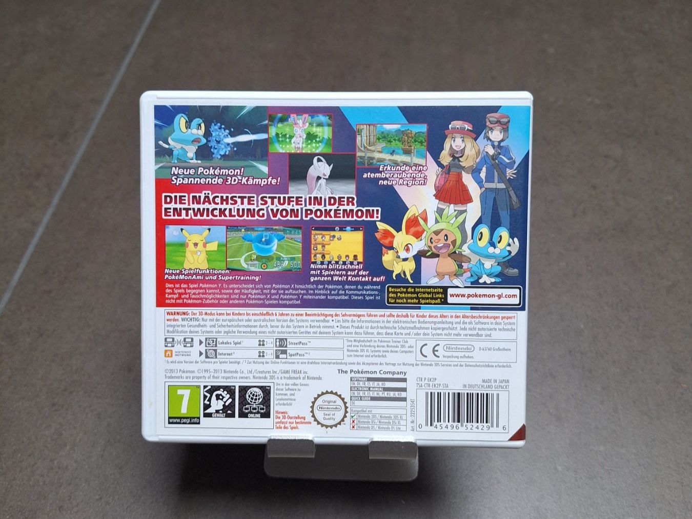 Pokémon Y OVP inkl nintendo club Pin card (Gebraucht) in Maladers für ...