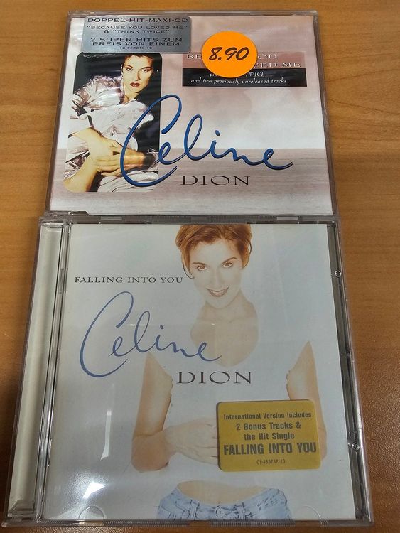 CD - Céline Dion – Falling Into You (+ 1 Single) (Gebraucht) in Biberist für CHF 0.5 – mit ...