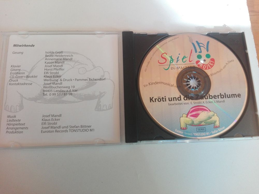 Kröti & die Zauberblume (Kindermusical) > A. Dietz