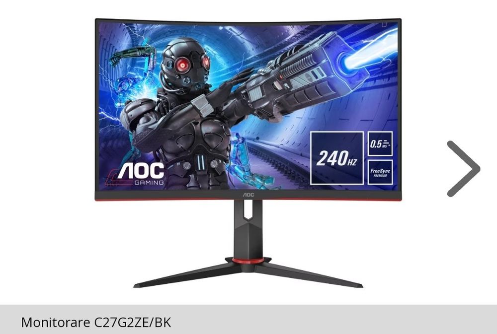 Monitor C27 AOC 240Hz (Neu (gemäss Beschreibung)) in Liestal für CHF 111 – mit Lieferung auf ...
