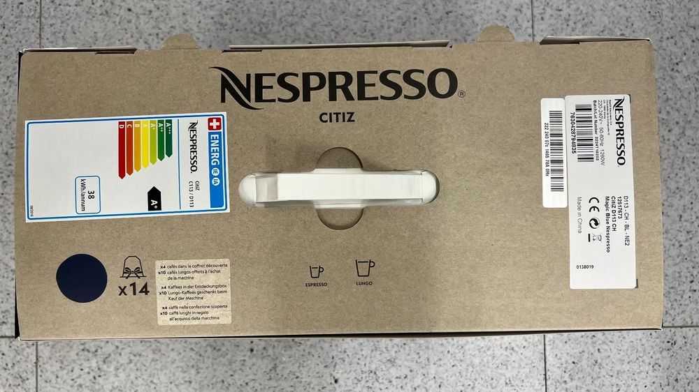 NESPRESSO CitiZ, Limited Edition, Magic Blue (matt), NEU (Neu und ...