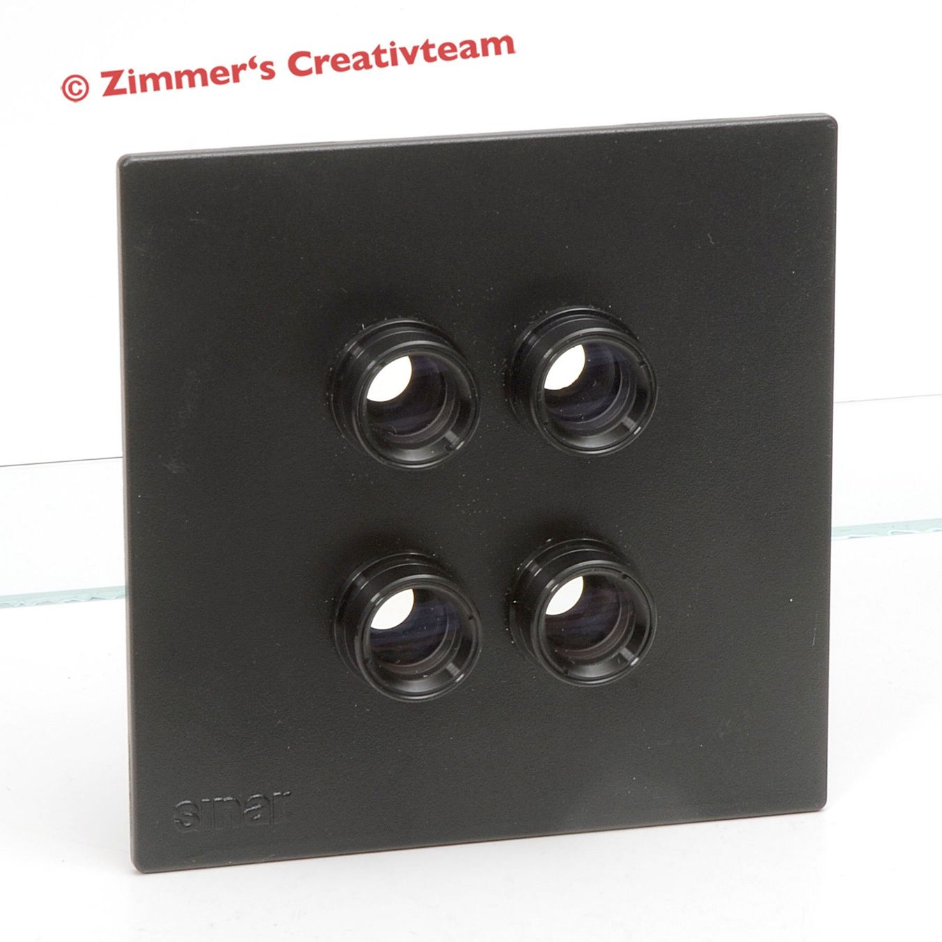 4-fach Objektiv für Passfotos, auf Sinar Platte (Gebraucht) in ...