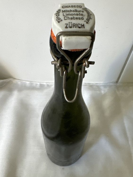 Alte Chabeso Milchlimonade Flasche, Bügelverschluss, defekt (Defekt) in ...