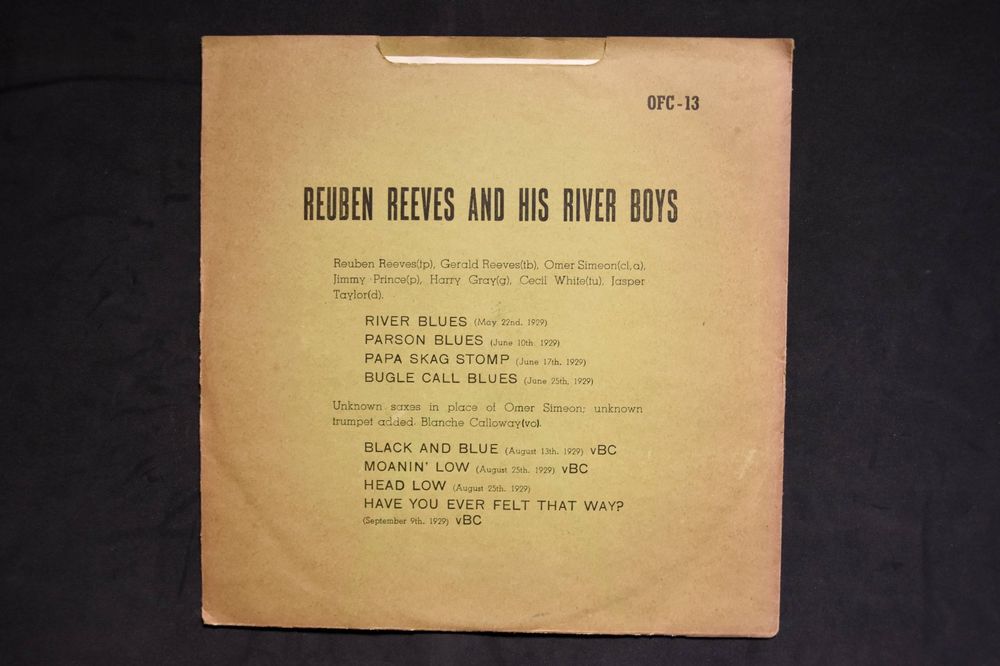 Reuben Reeves and his River Boys - Only For Collectors | Kaufen auf Ricardo