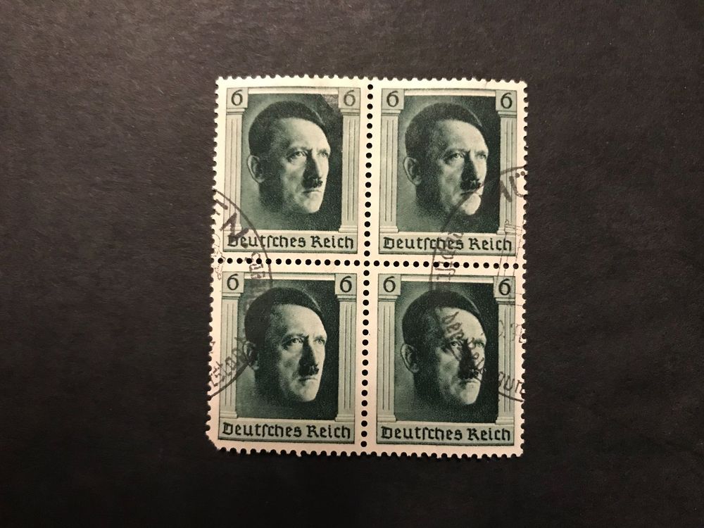 Deutsches Reich Hitler Viererblock (Gebraucht) in Grafenort für CHF 2.1 – mit Lieferung auf ...