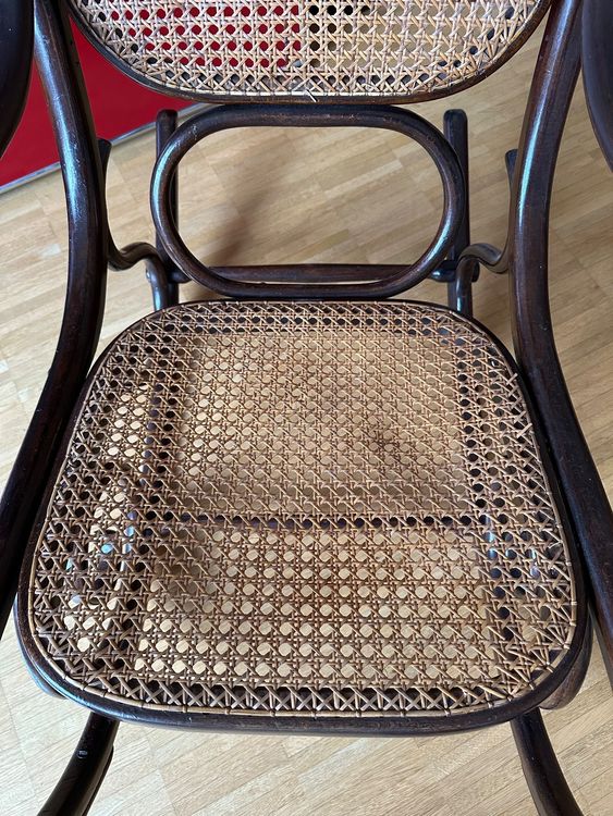 Thonet Schaukelstuhl Nr. 10 Bugholz Sessel 1900 antik (Gebraucht) in Basel für CHF 270 – nur ...