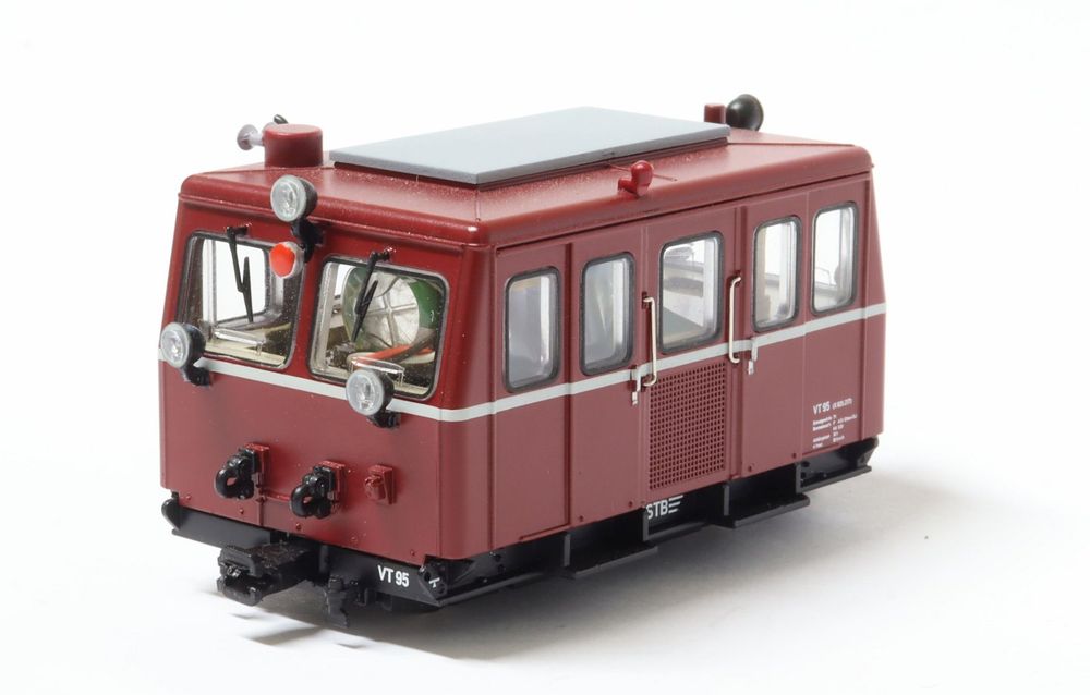 Liliput Draisine STB VT95 mit zwei Beiwagen, H0e, digital (Gebraucht ...