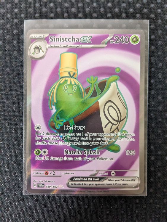 Pokémon Twilight Masquerade - Sinistcha EX 189/167 ( EN ) (Neu (gemäss ...