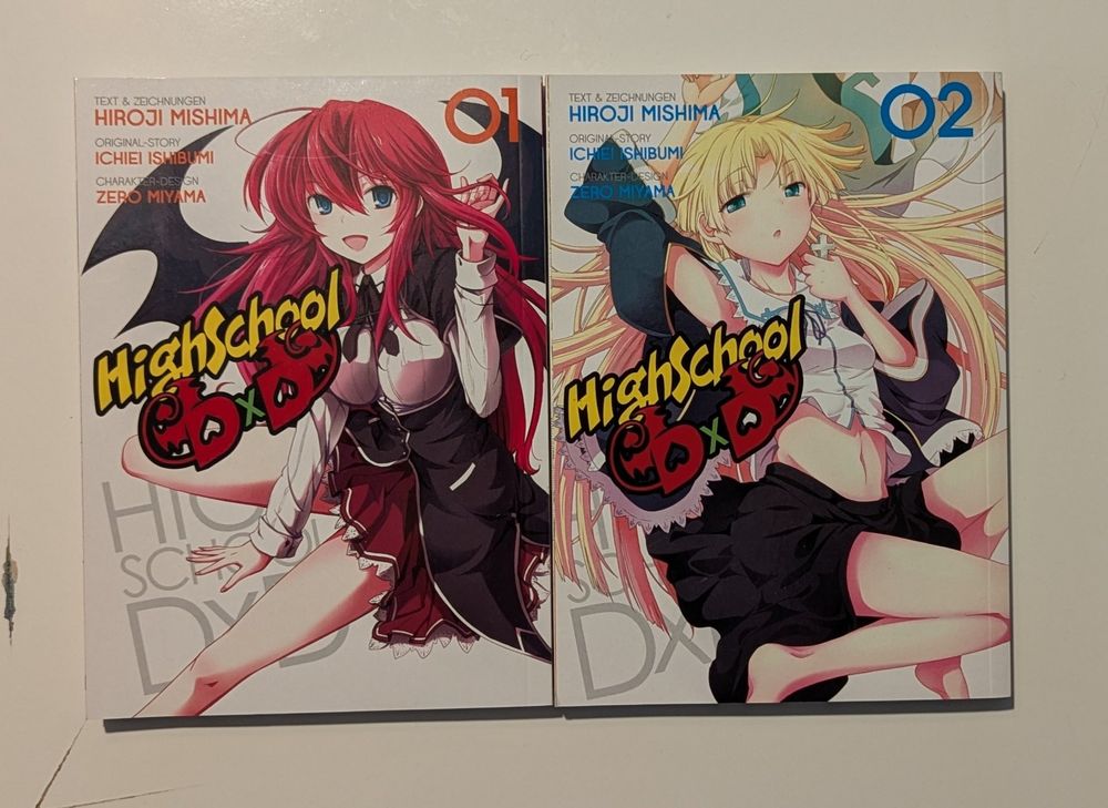 Highschool DxD Manga 1 & 2, Top Zustand (Gebraucht) in Kölliken für CHF 12 – mit Lieferung auf ...