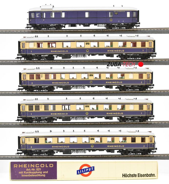 Liliput 821 Rheingold Wagen-Set DRG H0 | Kaufen auf Ricardo