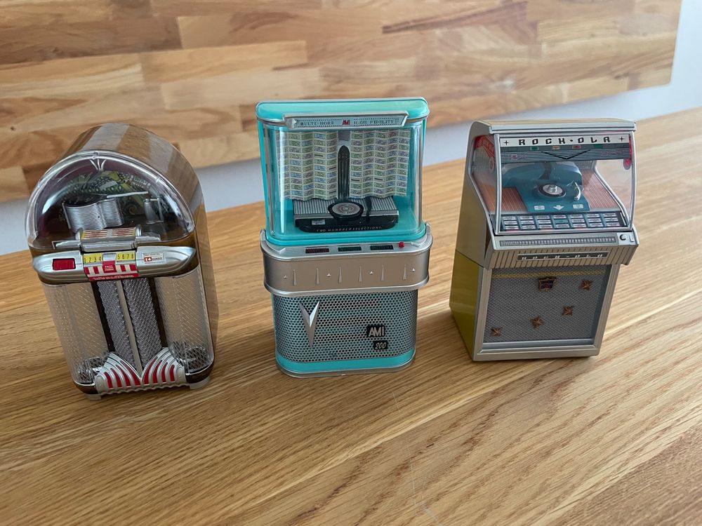 3er Set Mini-Jukebox Sammlerstücke | Kaufen auf Ricardo