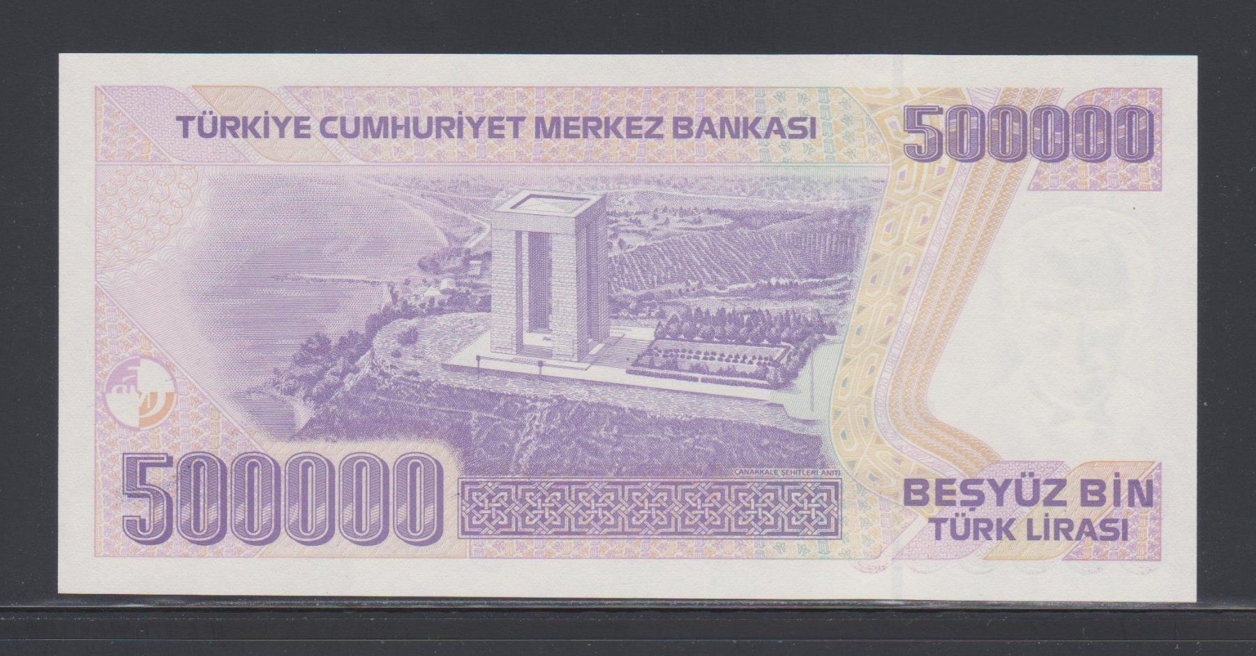 Turkey 500'000 Lira L.1970 (1998) ungefalten (Neu (gemäss Beschreibung ...