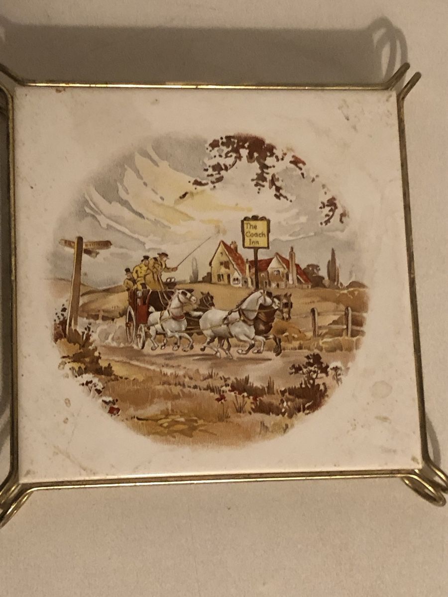 Vintage ASAHI Teller / Wanddeko mit Gestell, sehr schön! (Gebraucht) in ...