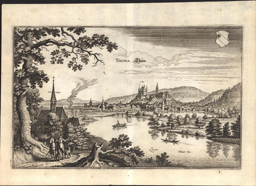 Thun Kupferstich von Merian | Kaufen auf Ricardo
