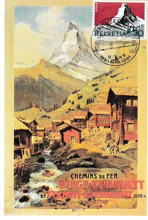 Maximum Karte 1991 Zermatt | Kaufen auf Ricardo