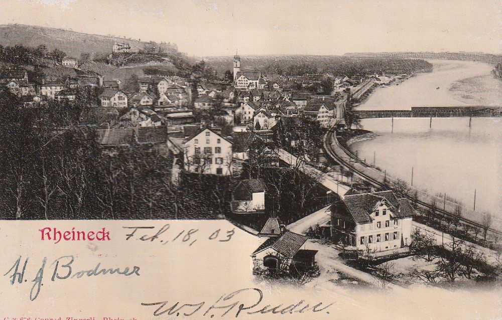 Rheineck - Prägekarte 1903 (Gebraucht) in uttwil für CHF 24 – mit Lieferung auf Ricardo kaufen