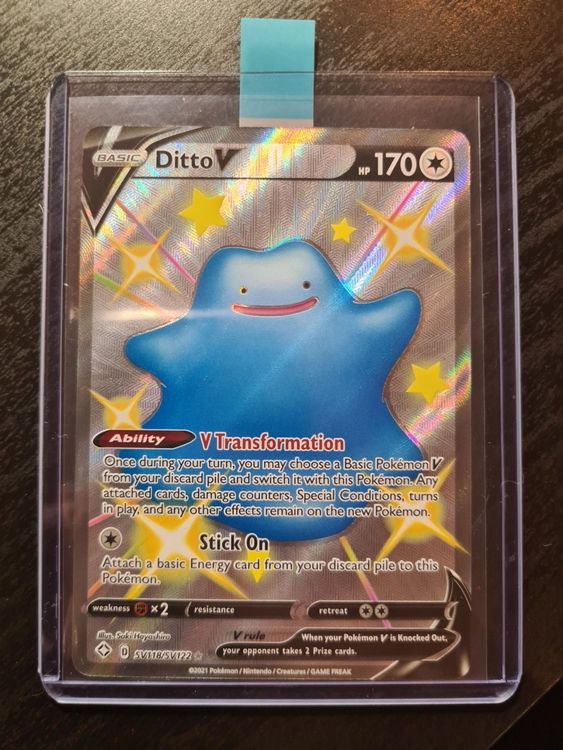 Pokemon Shining Fates Ditto V Shiny | Kaufen auf Ricardo