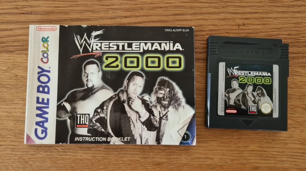 GameBoy Color: WWF Wrestlemania 2000 Game mit Anleitung (Gebraucht) in ...