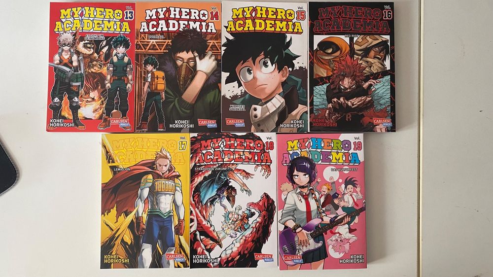 My Hero Academia Manga Vol. 13 - 19 in Deutsch | Kaufen auf Ricardo