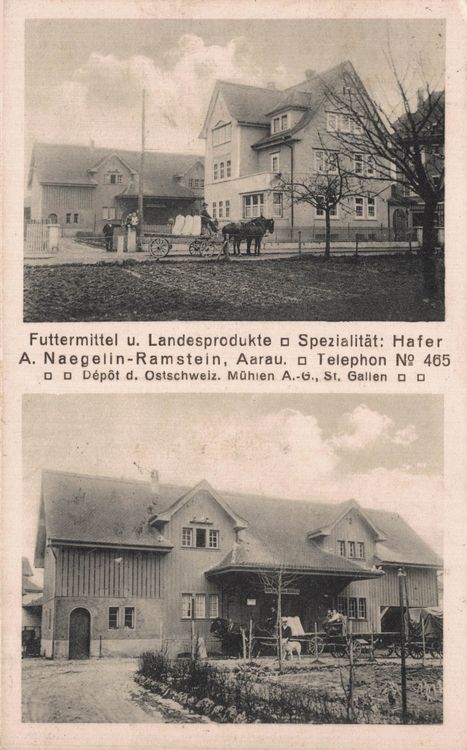 Futtermittel und Landesprodukte, A. Naegelin-Ramstein, Aarau (Gebraucht) in Bronschhofen für CHF ...