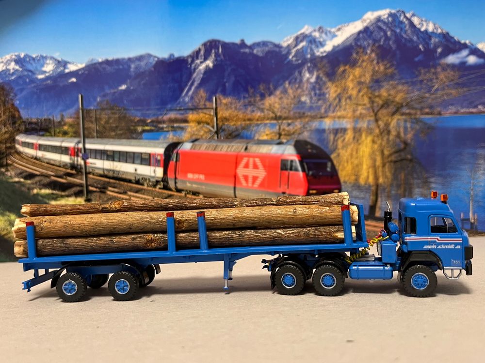 SAURER 5DF 6x4 Sauvain Schmidt SA Roskopf 1:87 Spur H0 (Gebraucht) in ...