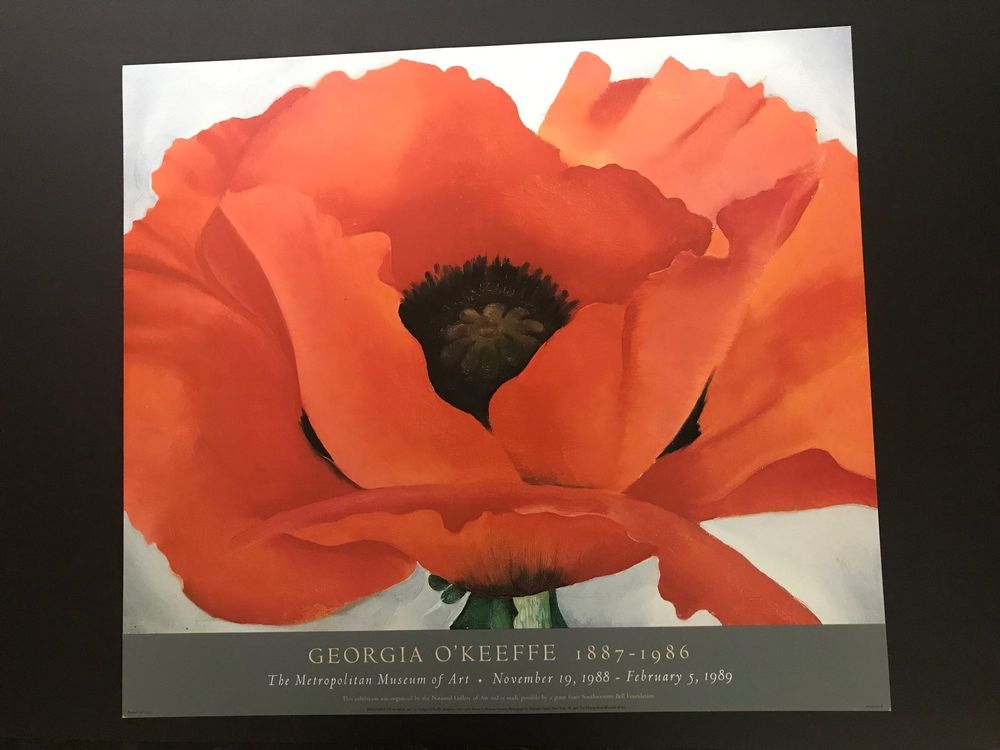 Poster Georgia o`Keeffe, Red Poppy | Kaufen auf Ricardo
