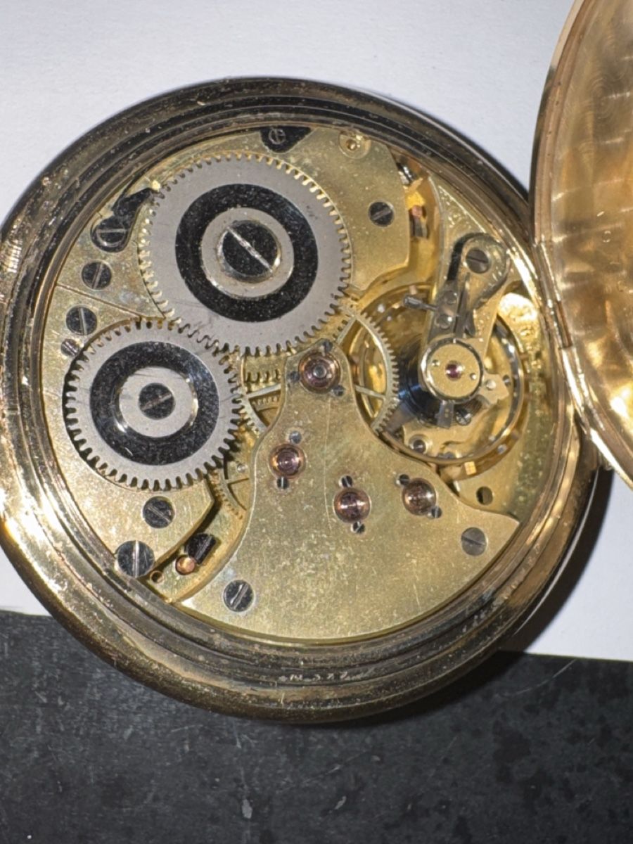 Montre de poche ancienne doré objet de collection! (D'occasion) à La ...