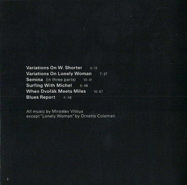 Miroslav Vitous [ECM] with Michel Portal, Franco Ambrosetti, (Gebraucht ...