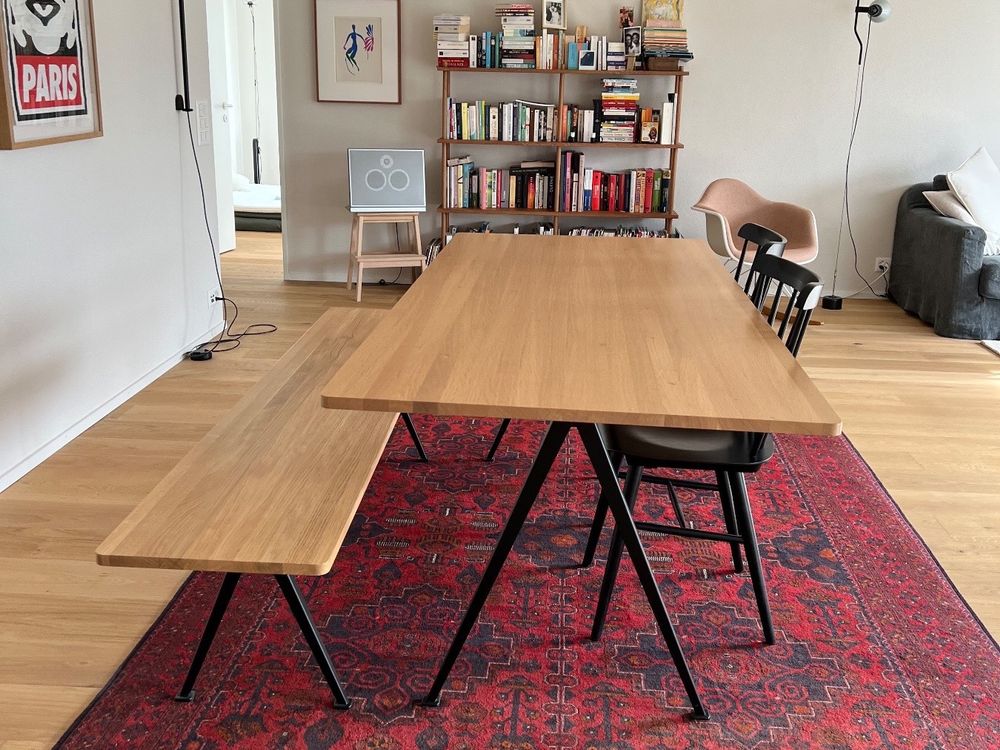 HAY Pyramid Tisch & Sitzbank (Top Zustand!) | Kaufen auf Ricardo