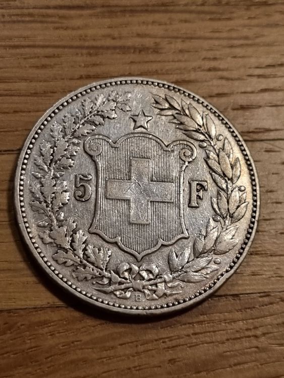 5 Franken 1895 - Frauenkopf - selten! | Kaufen auf Ricardo