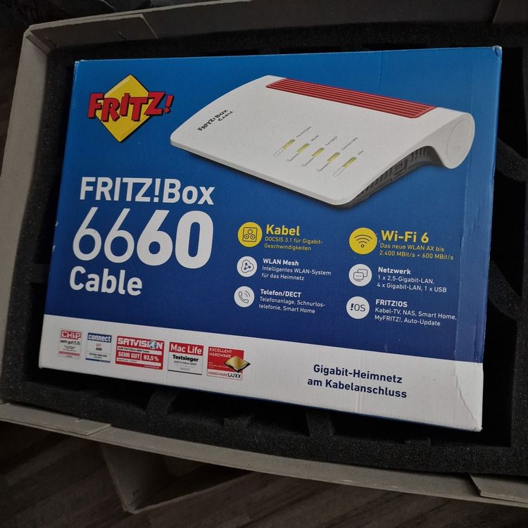Fritzbox 6660 Cable (Gebraucht) in Studen BE für CHF 90 – mit Lieferung ...