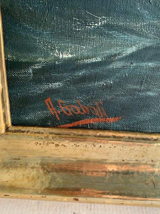 Alfred Gabali 1886-1963)Meer Szene Gemälde | Kaufen auf Ricardo