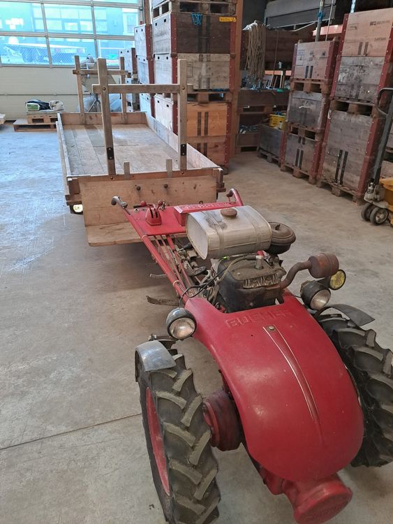 Bucher Einachser mit Anhänger (Gebraucht) in Zürich für CHF 500 – nur Abholung auf Ricardo kaufen