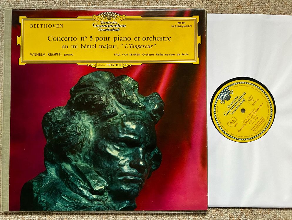 Beethoven – Wilhelm Kempff Concerto N° 5 Pour Piano LP 🛀 (Gebraucht) in Unterseen für CHF 4.5 ...