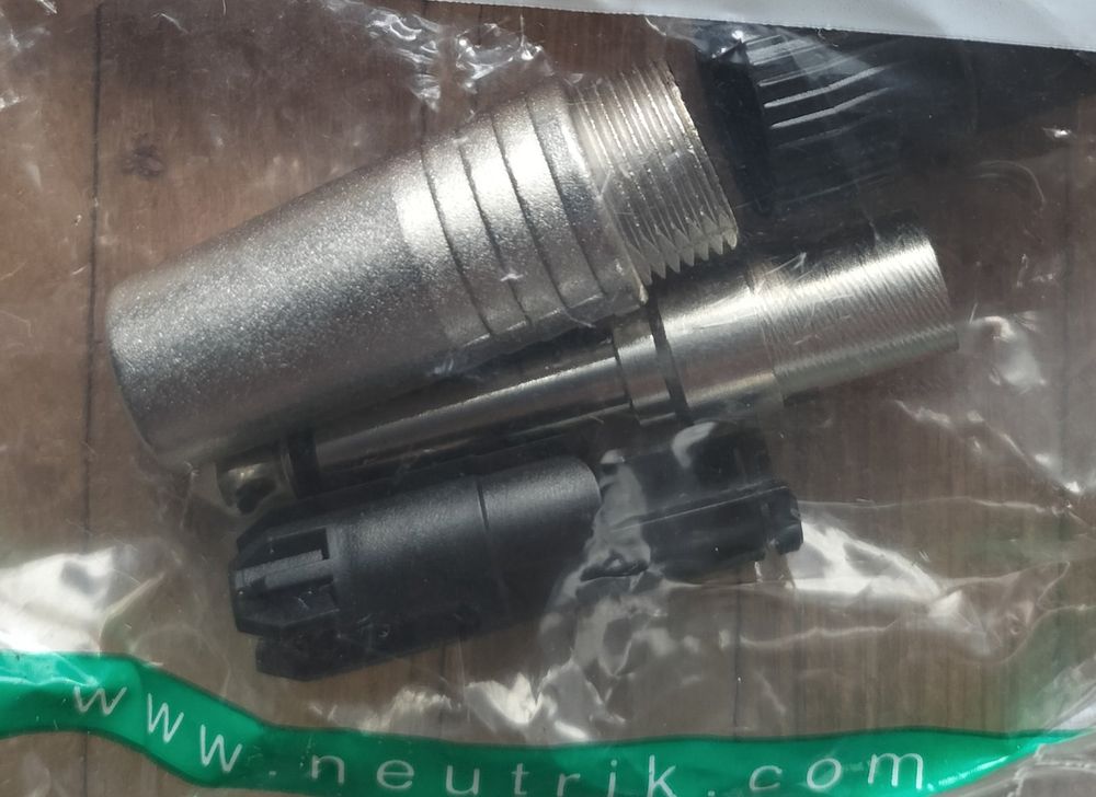 Mono 6.3 mm Klinke Stecker Neutrik (Neu und originalverpackt) in ...