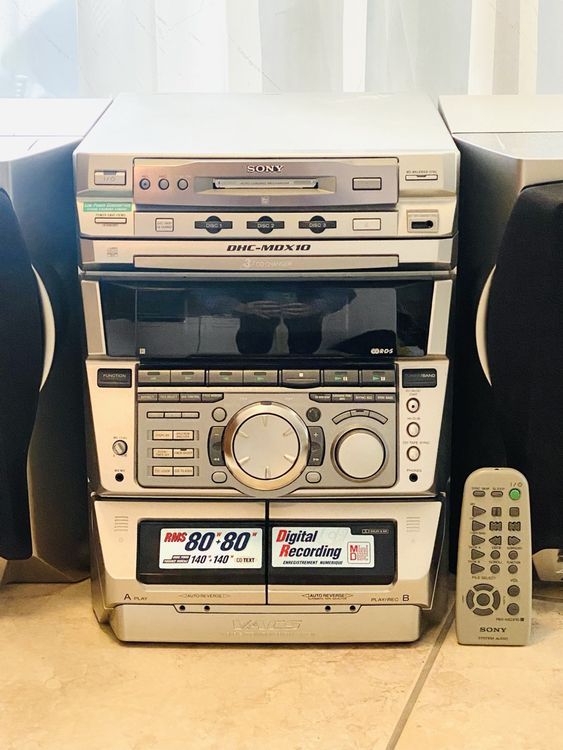 Stereoanlage Sony Mini Hi - Fi Component System DHC - MDX10 (Gebraucht ...