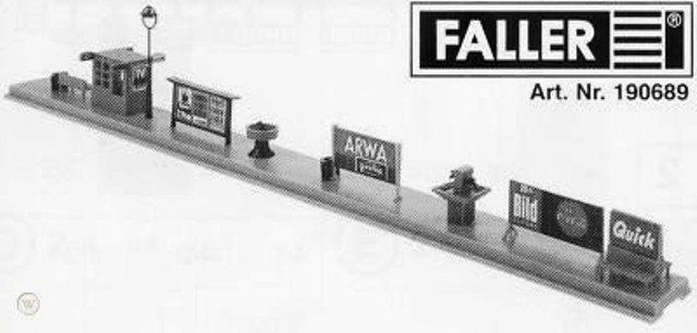 Faller H0 190689: Bahnsteig 33,4 cm, Bausatz | Acheter sur Ricardo