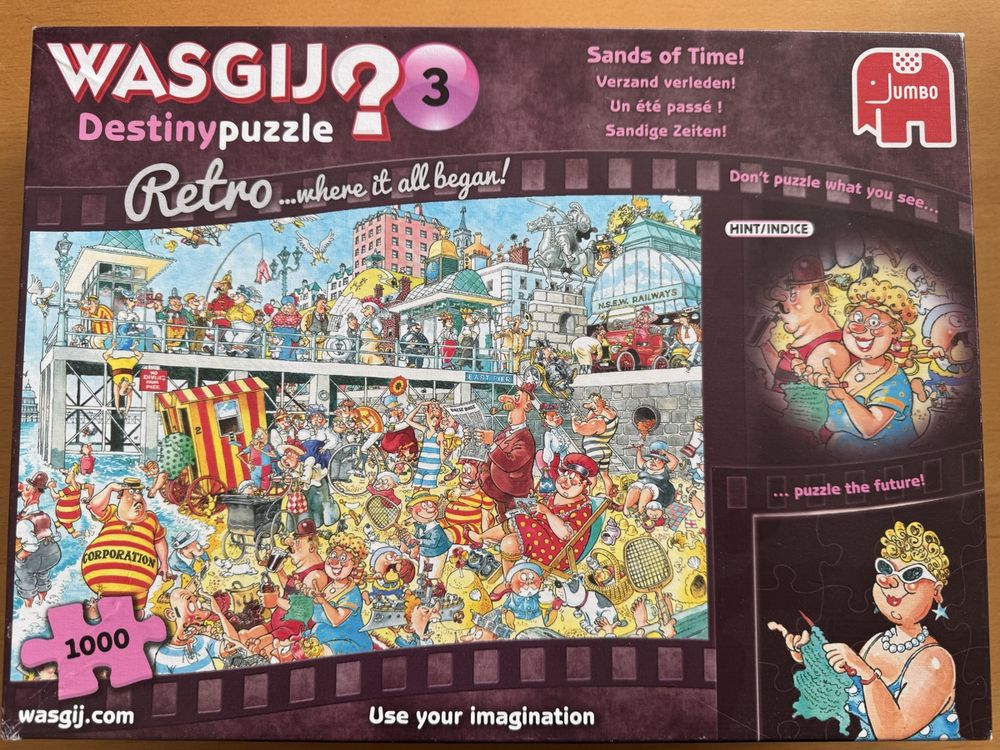Wasgij Destiny 3 Retro Puzzle, 1000 Teile - Komplett! (Gebraucht) in ...