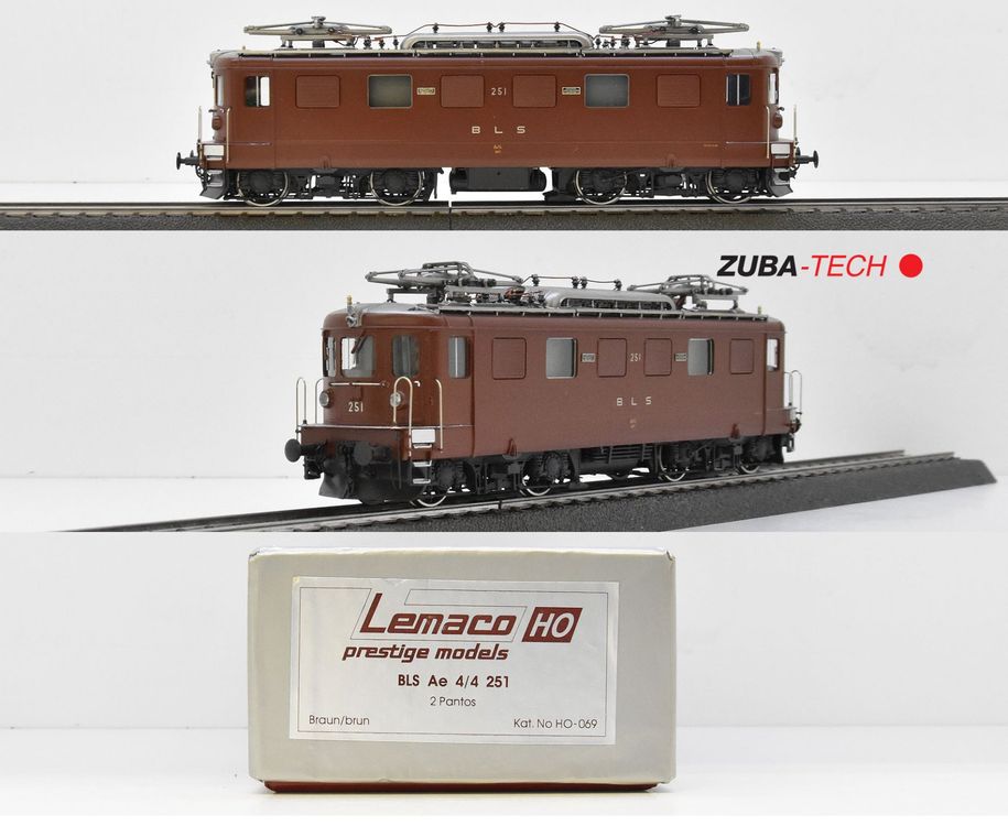 Lemaco H0-069 E-Lok Ae 4/4 BLS H0 GS Analog mit OVP (Gebraucht) in St ...