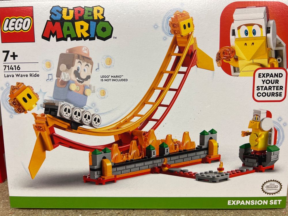 LEGO Lava Wave Ride Super Mario Expansion Set (Neu und originalverpackt ...