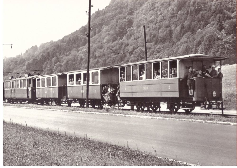1964 DALLENWIL StEB 14 GUTBESETZTER MORGENZUG ABDZe 3/4 9 (Neu (gemäss ...