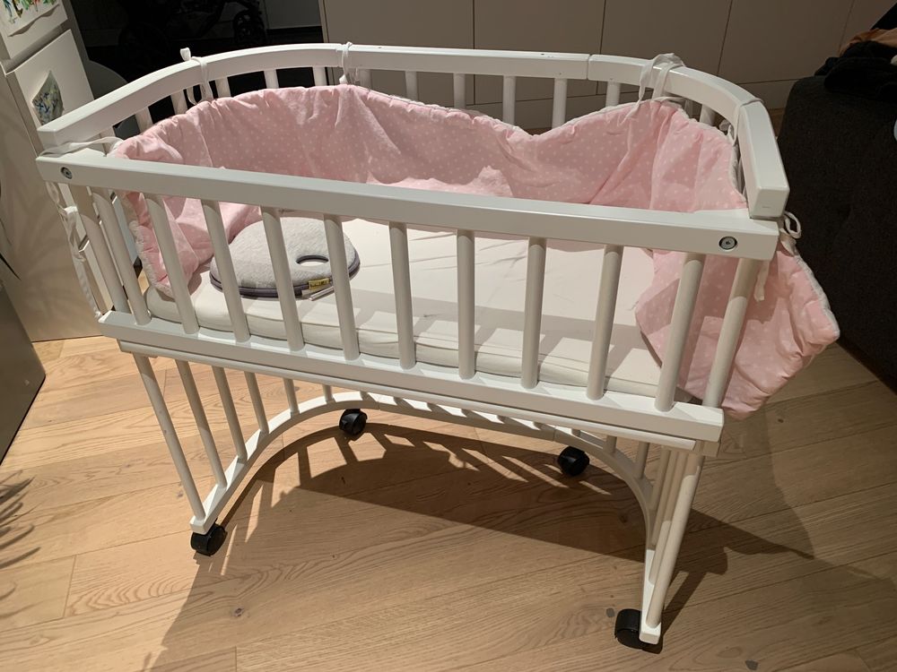 BABYBAY® Beistellbett Weiß inkl viel Zubehör… | Kaufen auf Ricardo