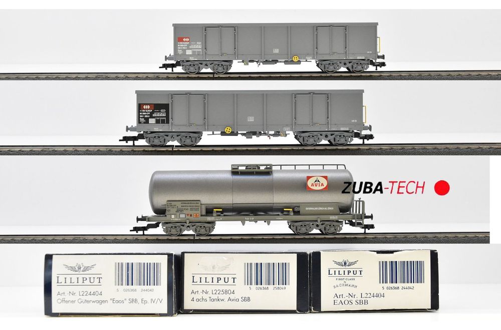 Liliput 3x Güterwagen der SBB H0 GS mit OVP (Gebraucht) in St. Gallen für CHF 46 – mit Lieferung ...