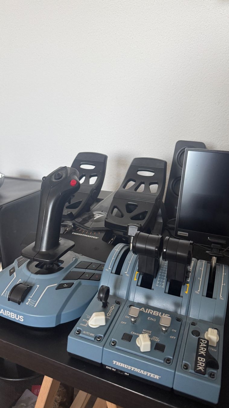 Airbus Homecockpit Bundle mit High Gaming-PC (i9, RTX5080 (Gebraucht ...