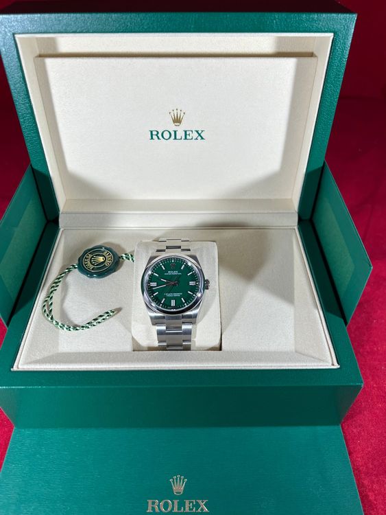 Titre : Rolex Oyster Perpetual 36mm – Cadran Vert Réf. 12600 | Kaufen ...