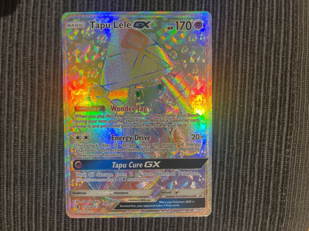 Pokemon Tapu Lele GX Rainbow Guardians Rising near Mint (Gebraucht) in ...