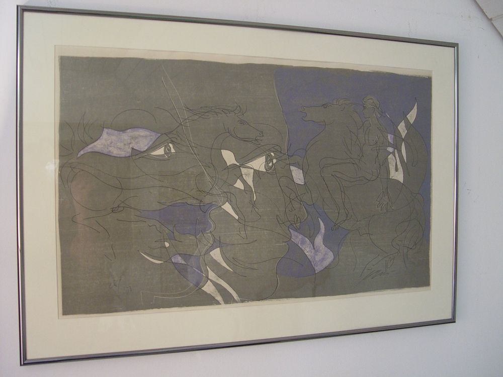 Seltene Lithographie mit kleiner Auflage von Hans Erni (Gebraucht) in Rotkreuz für CHF 650 – nur ...